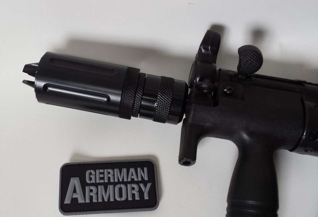 Blast Deflector für Trilug 3-Lug 3-Warzenaufnahme MP5 SP5 APC9 SP5 SP5k T94 SP89 etc. - eGun